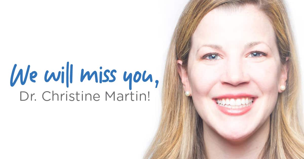 Dr. Christine Martin, You Will Be Missed! - iOrtho